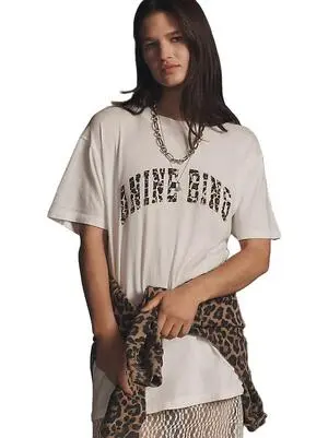 ANINE BING Walker Graphic Tee - Ivory