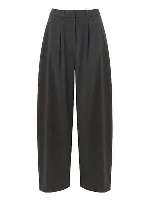 Whistles Barrel-leg Mid-rise Trousers - Grey