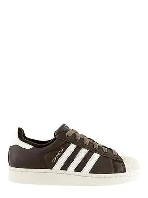 Adidas Superstar Ii Leather Trainers - Aurora Coffee Off White