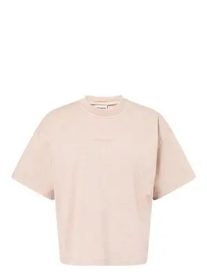 Carhartt Work In Progress Benton Logo-embroidered T-shirt - Glassy Pink