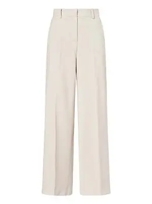 Max Mara Corone Wide-leg Trousers - Sand