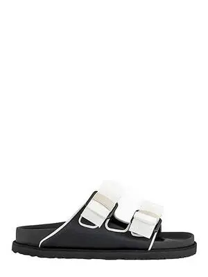 BIRKENSTOCK Arizona Bow Satin Sandals - Black