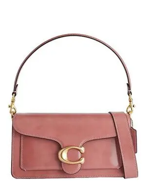 COACH Spazzolato Tabby 26 Leather Shoulder Bag - B4/peony