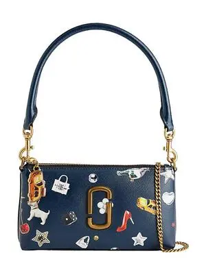 Marc Jacobs The Trinket Snapshot Convertible Shoulder Bag - Navy Multi