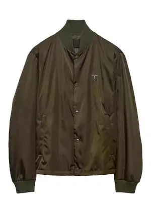 Prada Re-nylon Bomber Jacket - Green