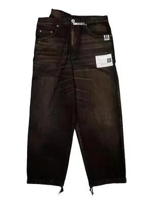Mihara Yasuhiro Pocket Jeans - Brown
