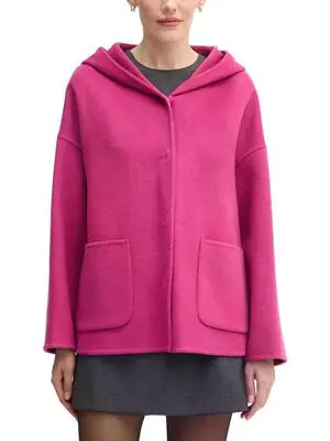 BENETTON Hooded Coat - Pink