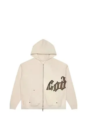 GODSPEED Og Logo Zip-up Hoodie - Neutrals