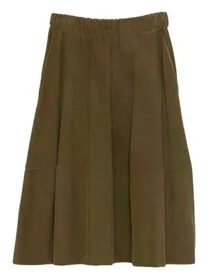 LABO.ART Corduroy Elasticated-Waist Skirt