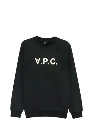 A.p.c. Crew-neck Sweatshirt - Black