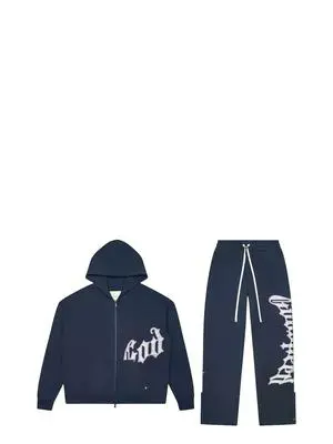 GODSPEED Logo-print Tracksuit - Blue