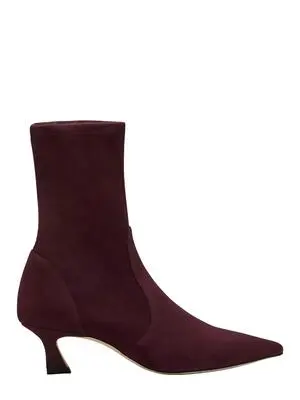 STUART WEITZMAN Vinnie Ankle Boots - Red