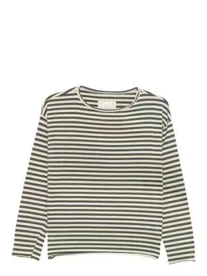 Labo.art Lola Striped Long-sleeve Top - Grey