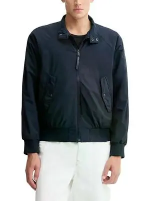 Marc O'polo Rib Trim Collar Jacket - Blue