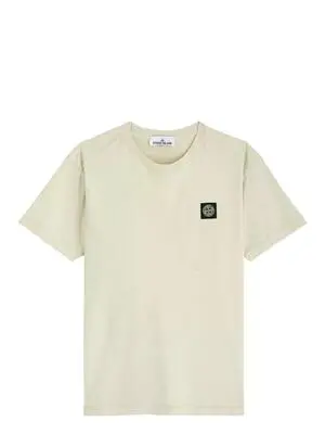 Stone Island Compass-patch T-shirt - Neutrals