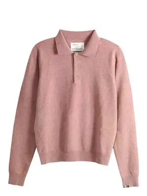 EXTREME CASHMERE X Knitted Polo Shirt - Pink