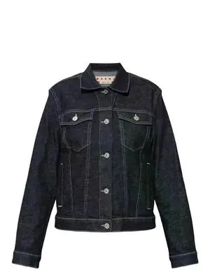 Marni Button-up Denim Jacket - Blue