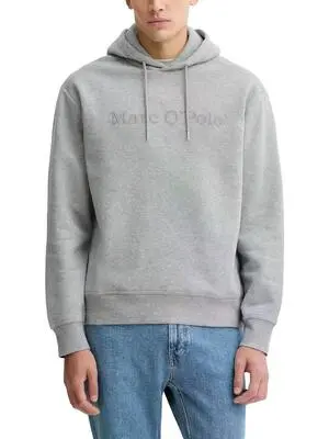 Marc O'polo Logo Hooded Knitwear - Grey
