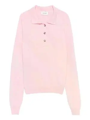 A.M.G. Buttoned Polo Top