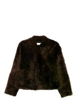 IRO PARIS Teddy Fur Jacket - Brown