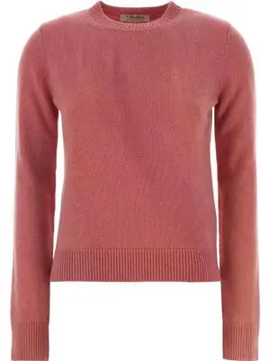 Max Mara Elbow-patch Sweater - Pink