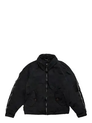 Comme Des Garçons Camouflage Zip-fastening Jacket - Black