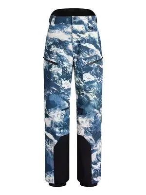 Fusalp Adjustable Mountain-print Ski Bottoms - Blue