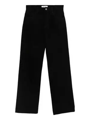 Attico Straight-leg Jeans - Black