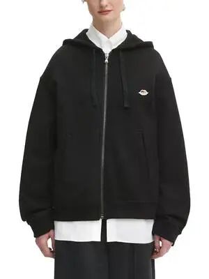 Fiorucci Angels Patch Zip-up Hoodie - Black