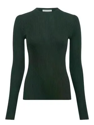 GABRIELA HEARST Browning Ribbed-Knit T-Shirt