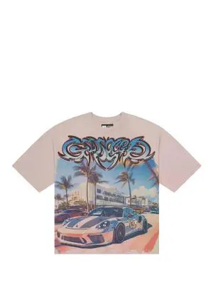 GODSPEED Car Meet Miami Graphic-print T-shirt - Neutrals