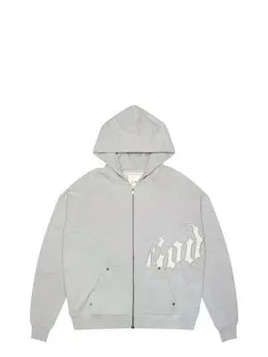 GODSPEED Og Logo V2 Zip-up Hoodie - Grey