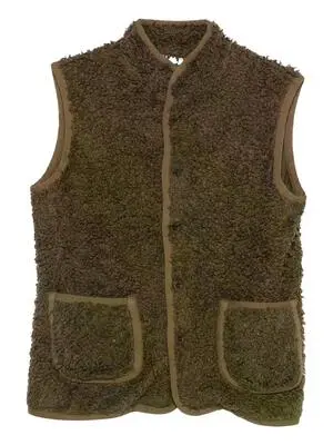 Labo.art Buttoned Gilet - Brown