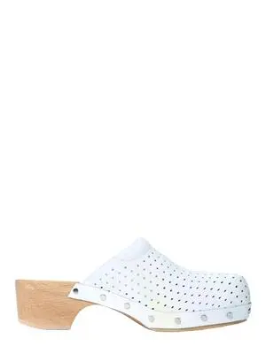 Balenciaga Heeled Clogs - White