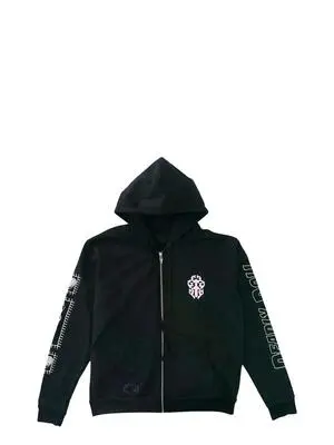 Chrome Hearts Deadly Doll Zip-up Hoodie - Black