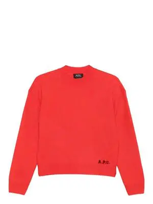 A.p.c. Crew-neck Sweater - Red