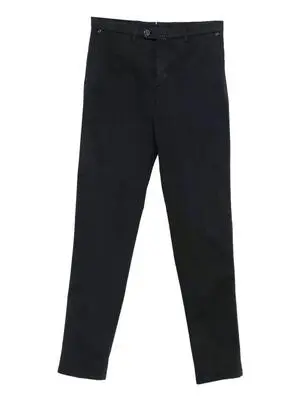 Kiton Belt Loops Trousers - Blue