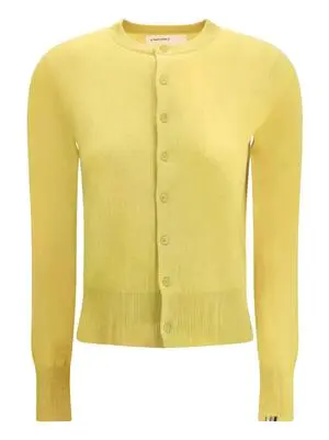 Extreme Cashmere N°300 Little 2 Buttoned Knitted Cardigan - Yellow