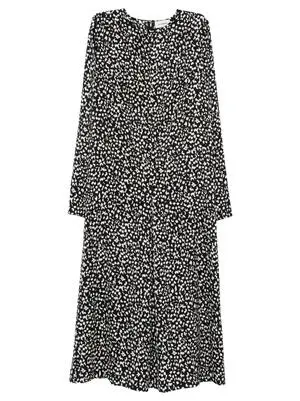 A.M.G. Printed Midi Dress