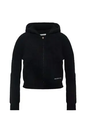 Alexander Wang Zip-up Hoodie - Black