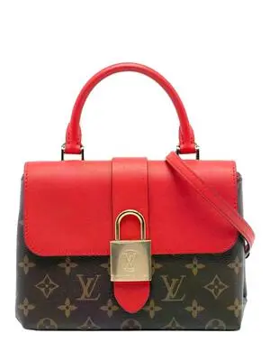 LOUIS VUITTON Monogram Locky Bb Satchel - Brown