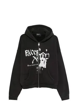 Enfants Riches Déprimés Graphic Hooded Sweatshirt - Black