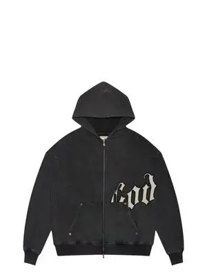 GODSPEED Og Logo V2 Zip-up Hoodie - Black
