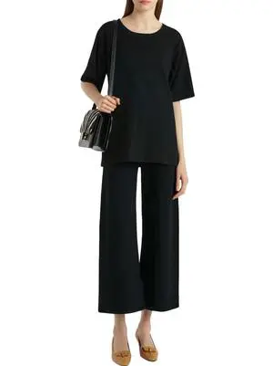 Khaite Delina Wide Leg Jeans - Black