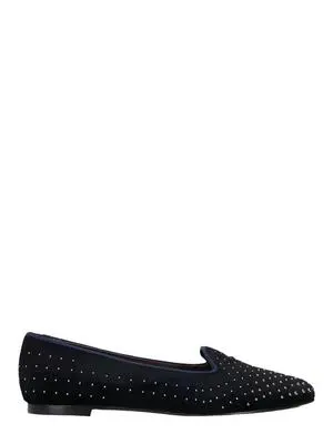 CastaÑer Studded Velvet Loafers - Blue