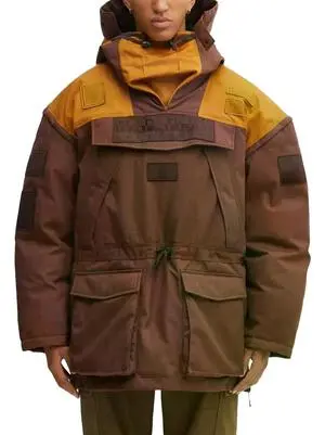 NAPAPIJRI Skidoo Logo-patch Hooded Jacket - Brown