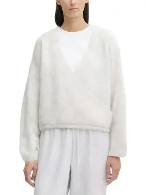 American Vintage Nuny V-neck Sweater - Neutrals