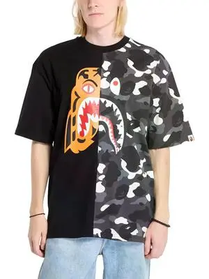A BATHING APE Cotton T-shirt - Black