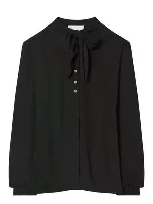 TORY BURCH Bow Georgette Blouse
