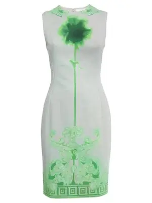 VERSACE Printed Fitted Dress